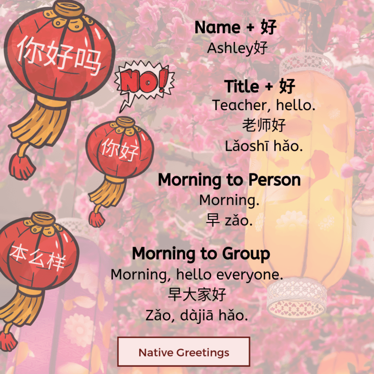 Saying "Hello" Like A Chinese Native | MandarinMania.com