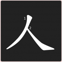 人 rén: Meaning and Pronunciation | Mandarin Mania